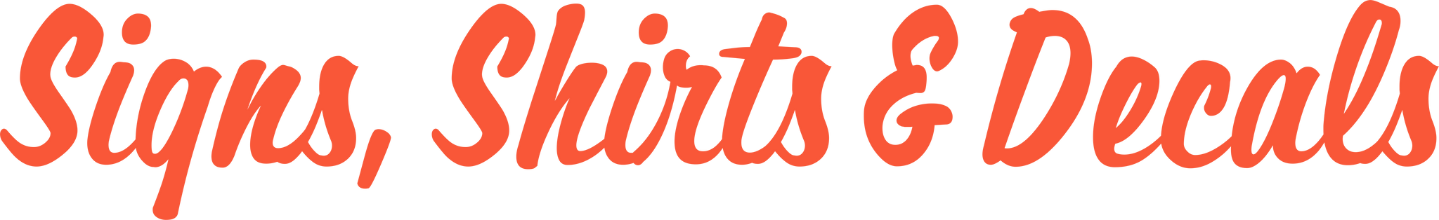 Welcome! – Signs, Shirts and Decals